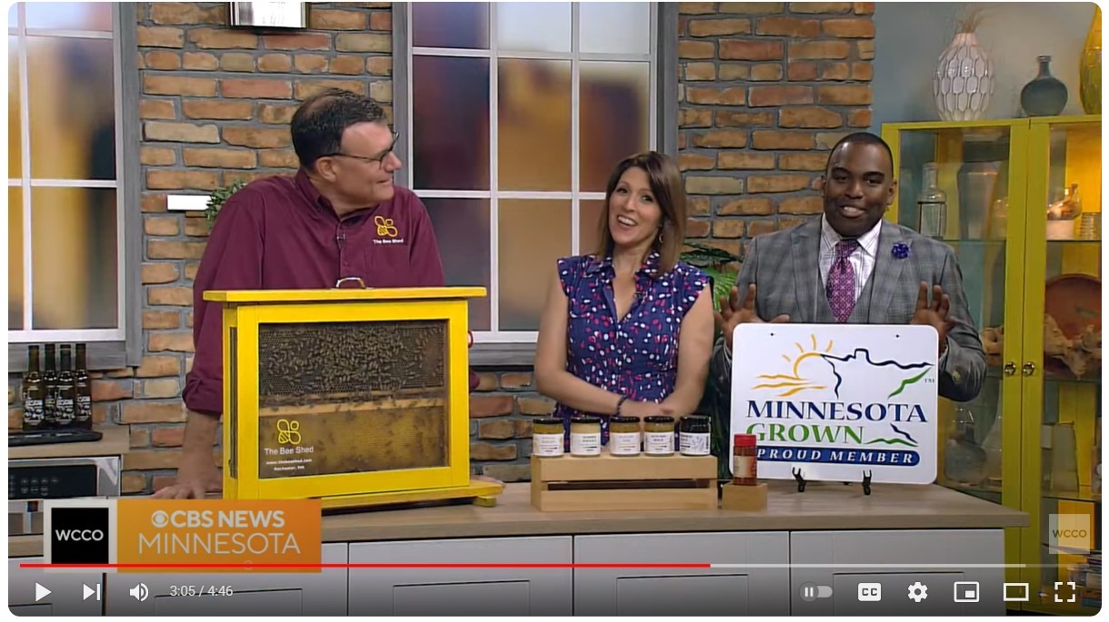 The Bee Shed featured on WCCO Mid Morning - Minnesota Grown