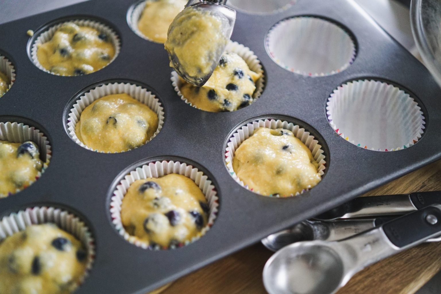 Blueberry Cornbread Muffins with Local Honey Butter - Recipe ...